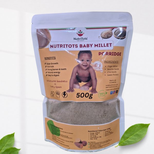 Nutritots baby millet porridge 500g – Health Cave